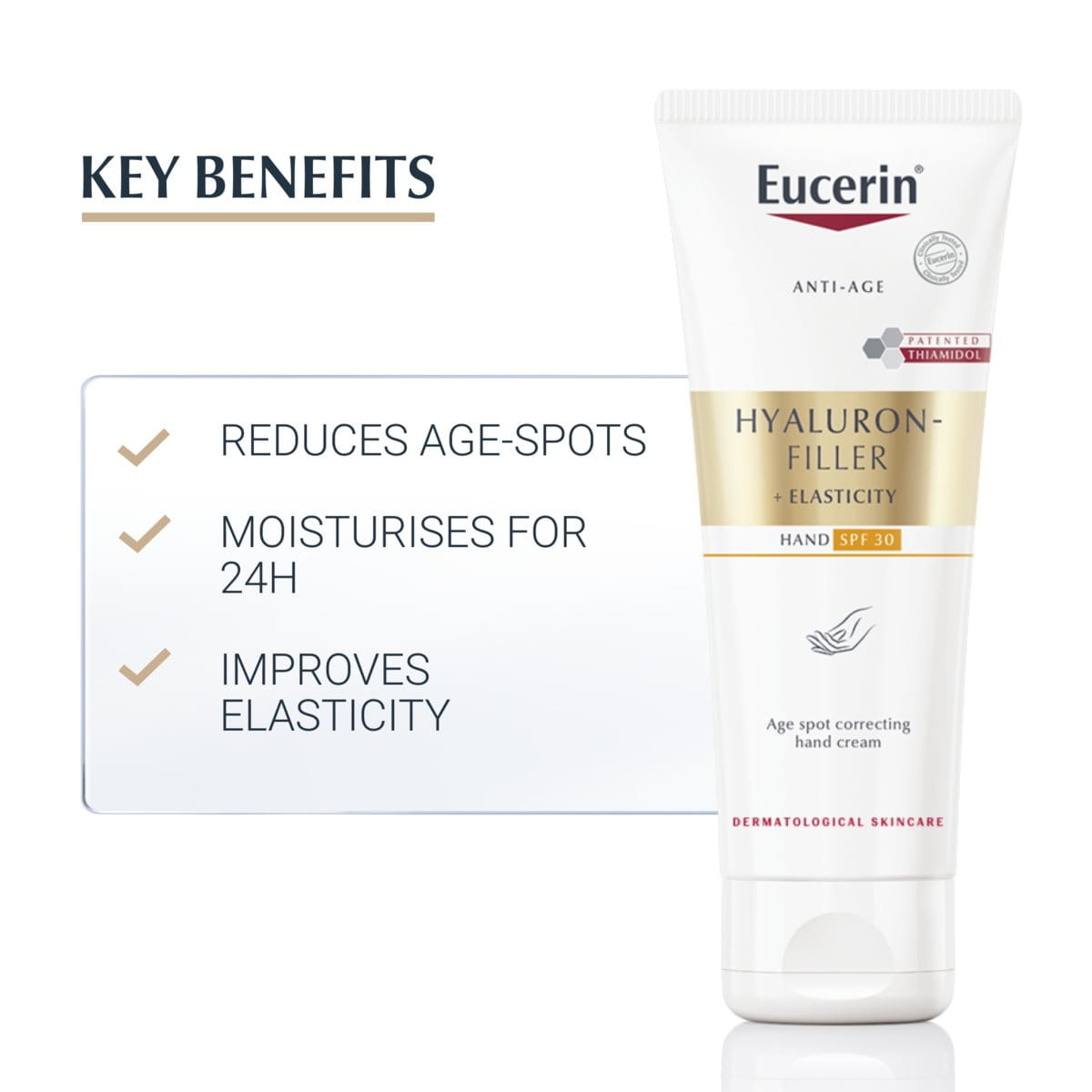 Eucerin Age Spot Correcting Hand Cream Hyaluron Filler Elasticity